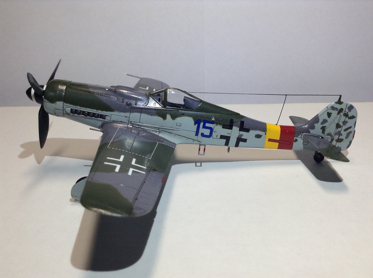 フォッケウルフFw190 D-9の完成: 筆塗りでミリタリープラモデル製作ブログ